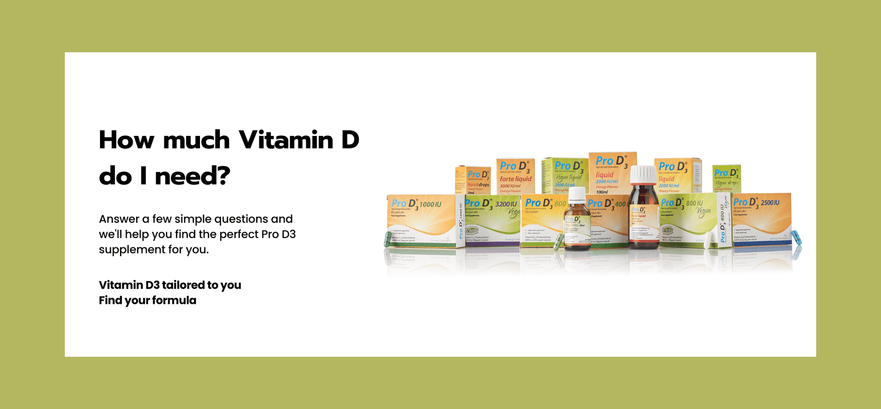 Pro D3 | Premium Vitamin D3 Supplements for Health & Wellbeing | UK