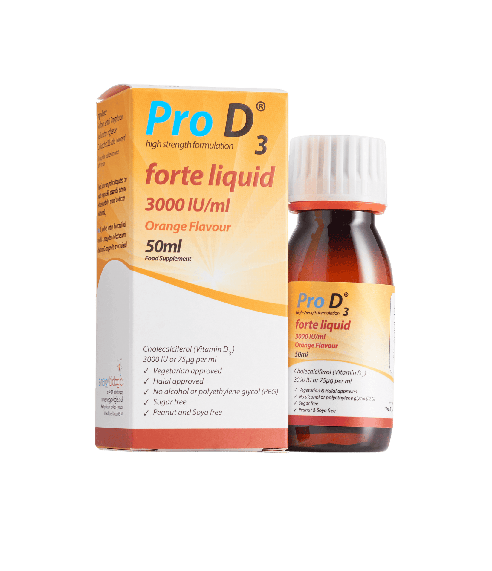 Pro D3 Liquid Forte 3,000 IU/ml 50ml | Products | Pro D3