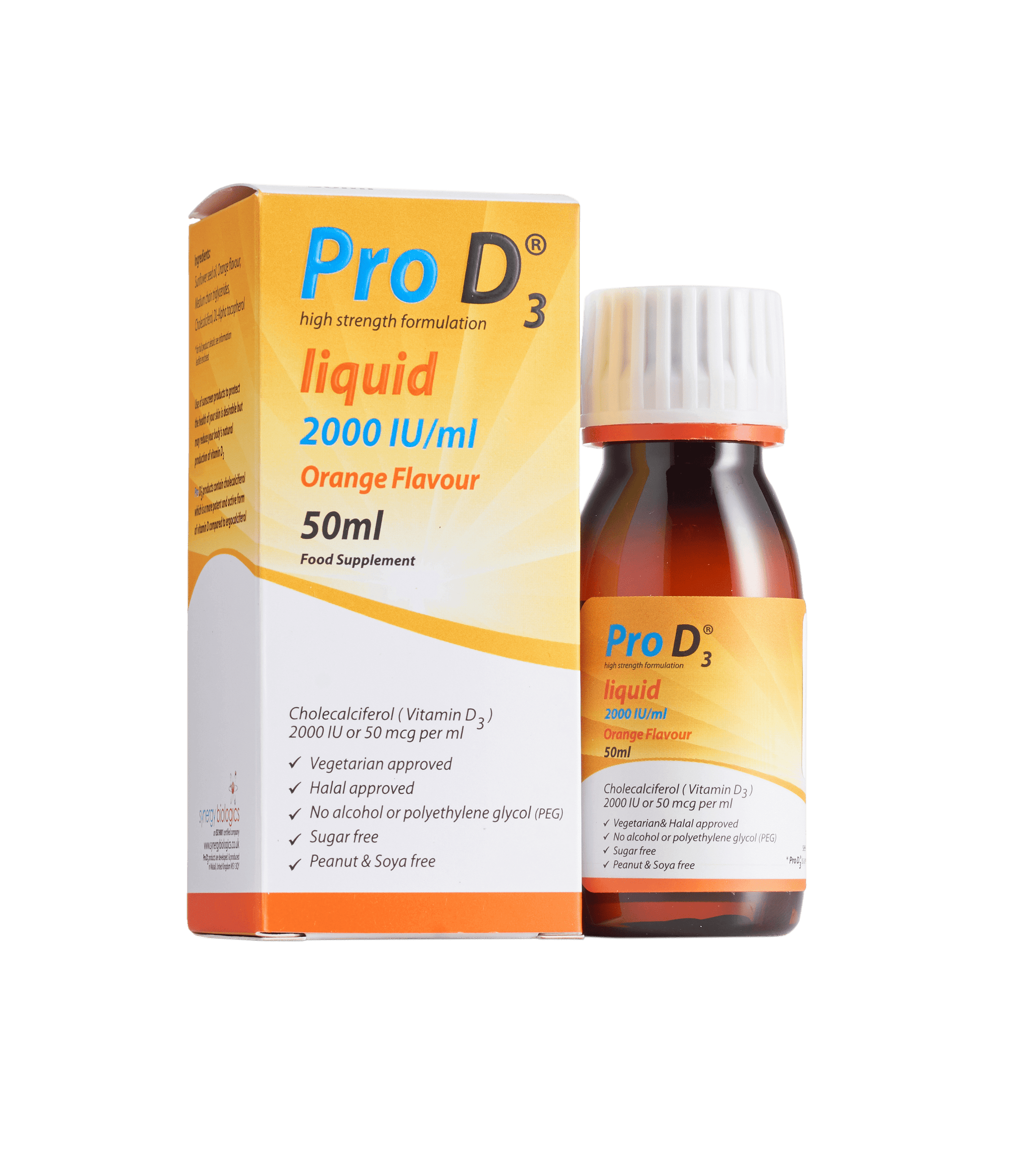 Pro D3 Liquid 2,000 IU/ml 50ml | Products | Pro D3
