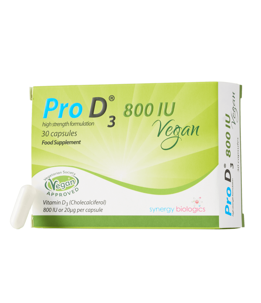 Pro D3 Vitamin D3 Capsules | High Strength Supplements for All Needs